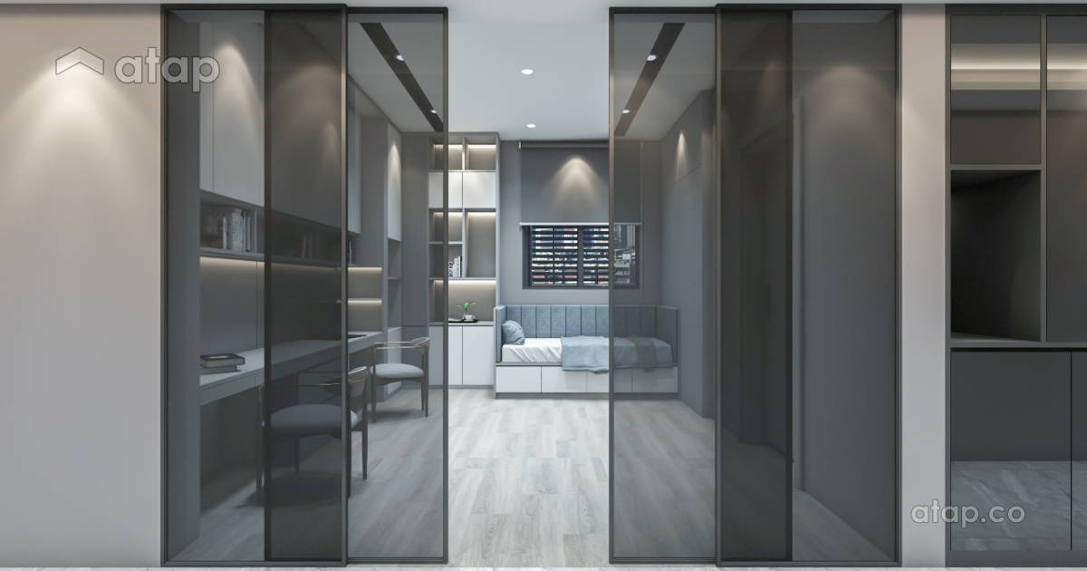 Contemporary Modern Study Room condominium design ideas & photos ...