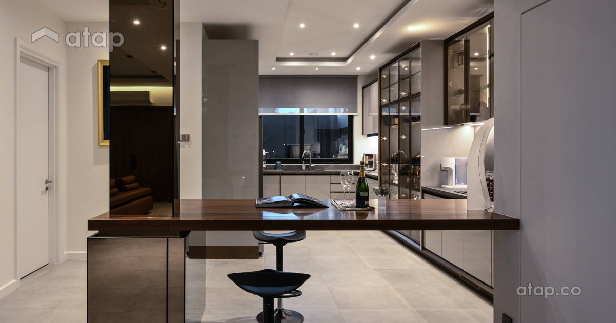 Modern Kitchen semi-detached design ideas & photos Malaysia | Atap.co