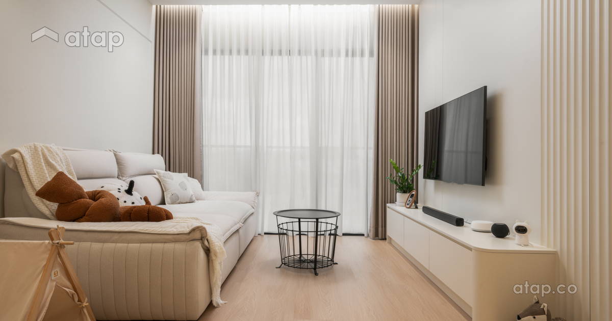 Creamy Scandinavian Concept of Uno, Residence, Sg Besi interior design ...