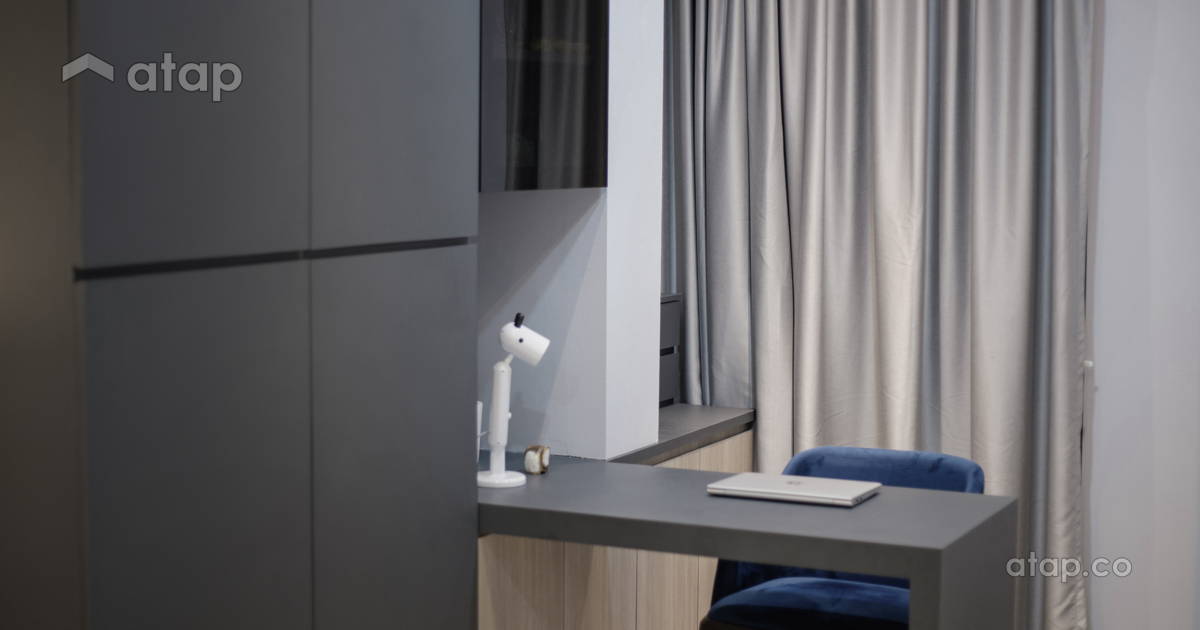 Contemporary Modern Study Room semi-detached design ideas & photos ...
