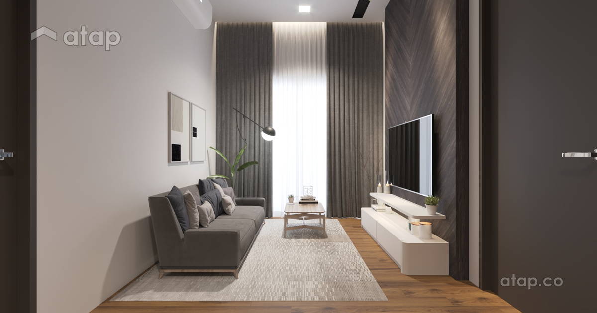 Asian Classic Living Room terrace design ideas & photos Malaysia | Atap.co