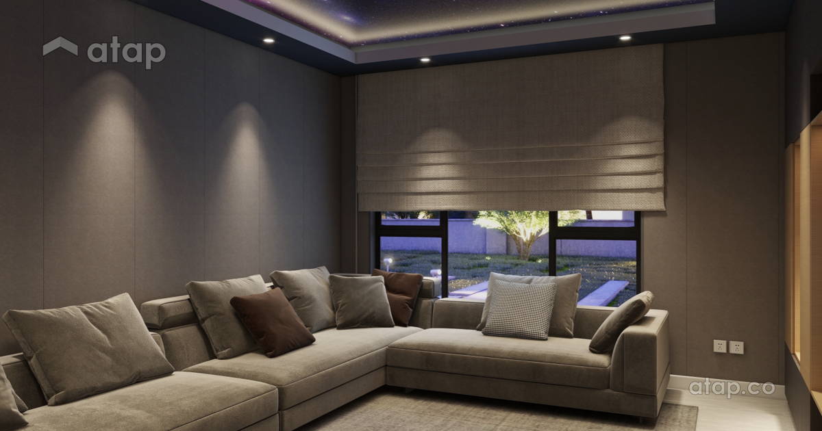 Contemporary Modern bungalow design ideas & photos Malaysia | Atap.co