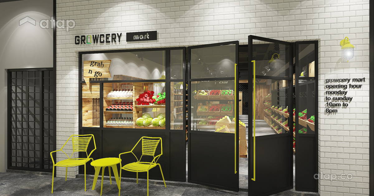 Growcery Mart, Ipoh interior design renovation ideas, photos and price in Malaysia | Atap.co