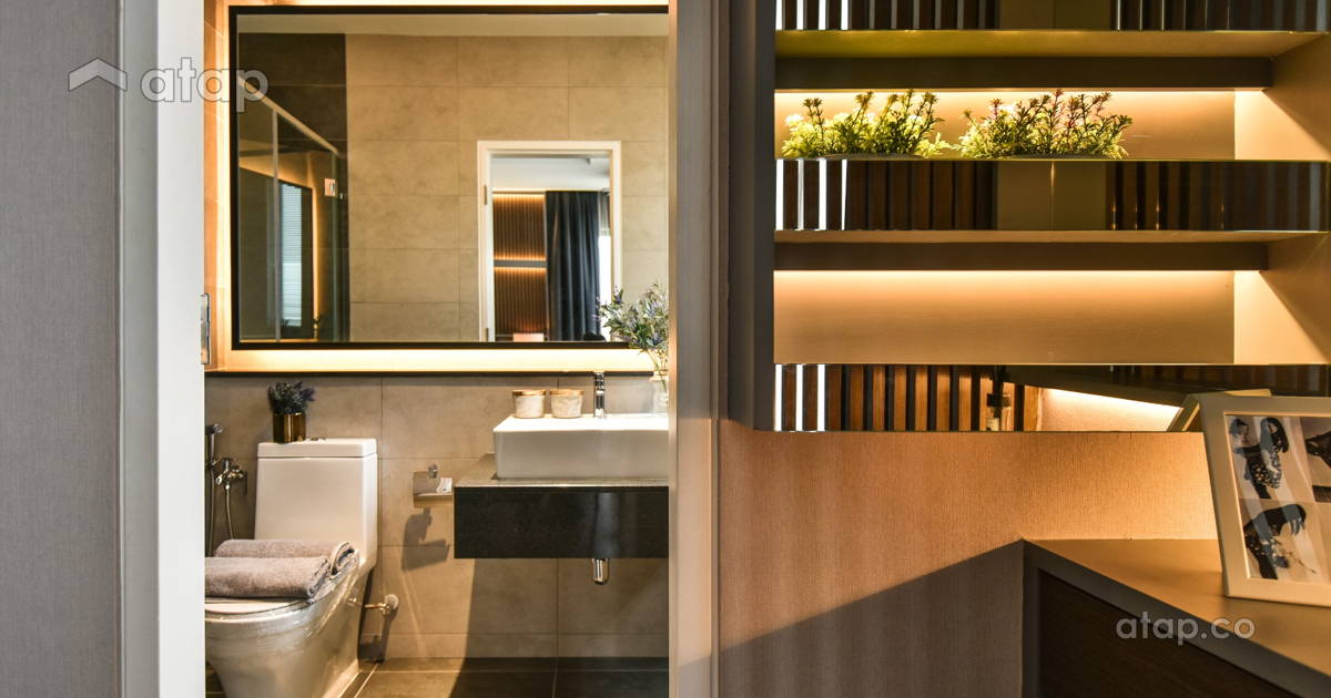 Contemporary Bathroom terrace design ideas & photos Malaysia | Atap.co