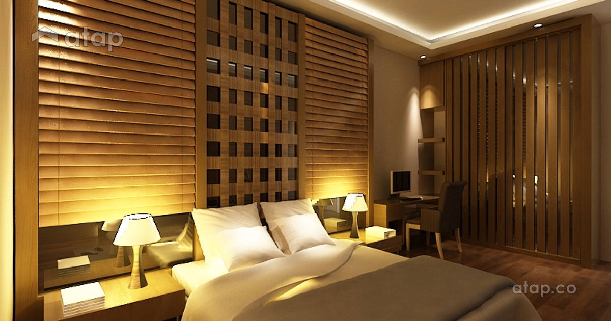 Zen Bedroom condominium design ideas & photos Malaysia | Atap.co