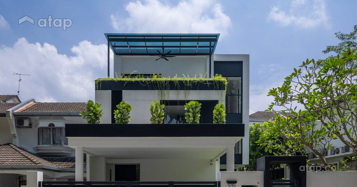 Classic Modern Exterior terrace design ideas & photos Malaysia | Atap.co