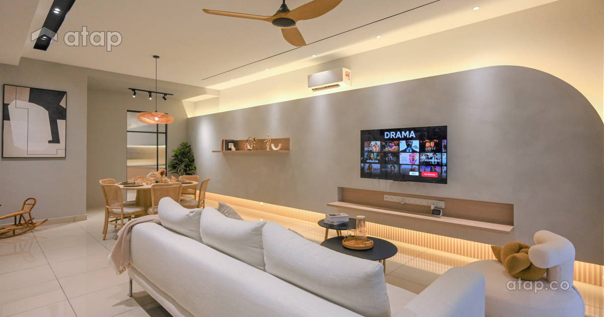 Minimalistic Scandinavian Dining Room Living Room terrace design ideas ...