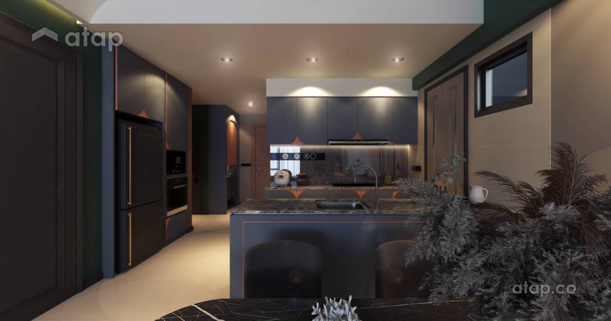 Classic Modern Dining Room condominium design ideas & photos Malaysia ...