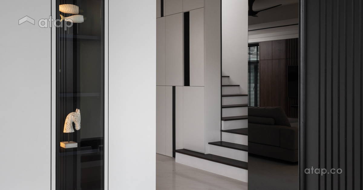 Minimalistic Modern Foyer semi-detached design ideas & photos Malaysia ...