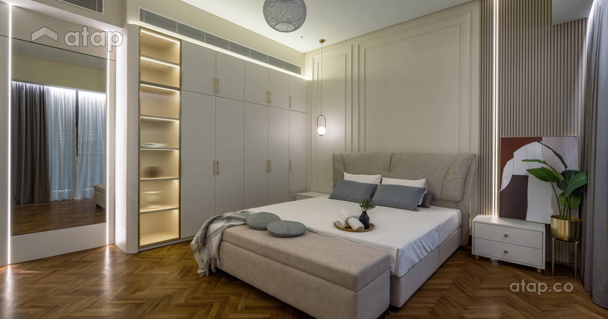 Industrial Minimalistic Bedroom condominium design ideas & photos ...