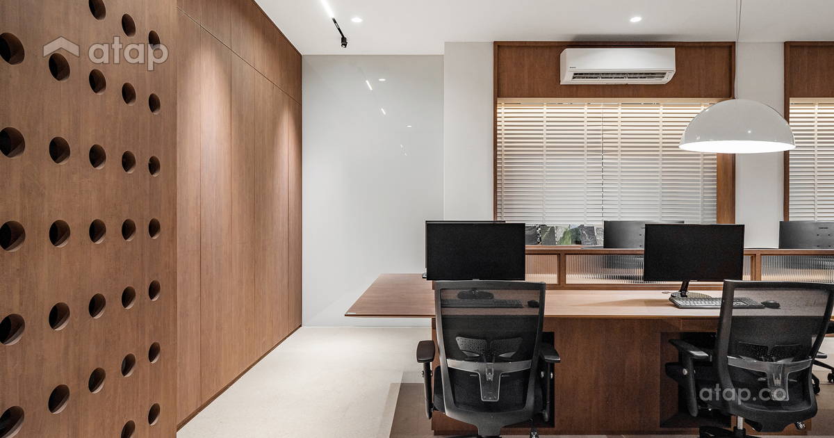 Modern Retro Office shophouse design ideas & photos Malaysia | Atap.co