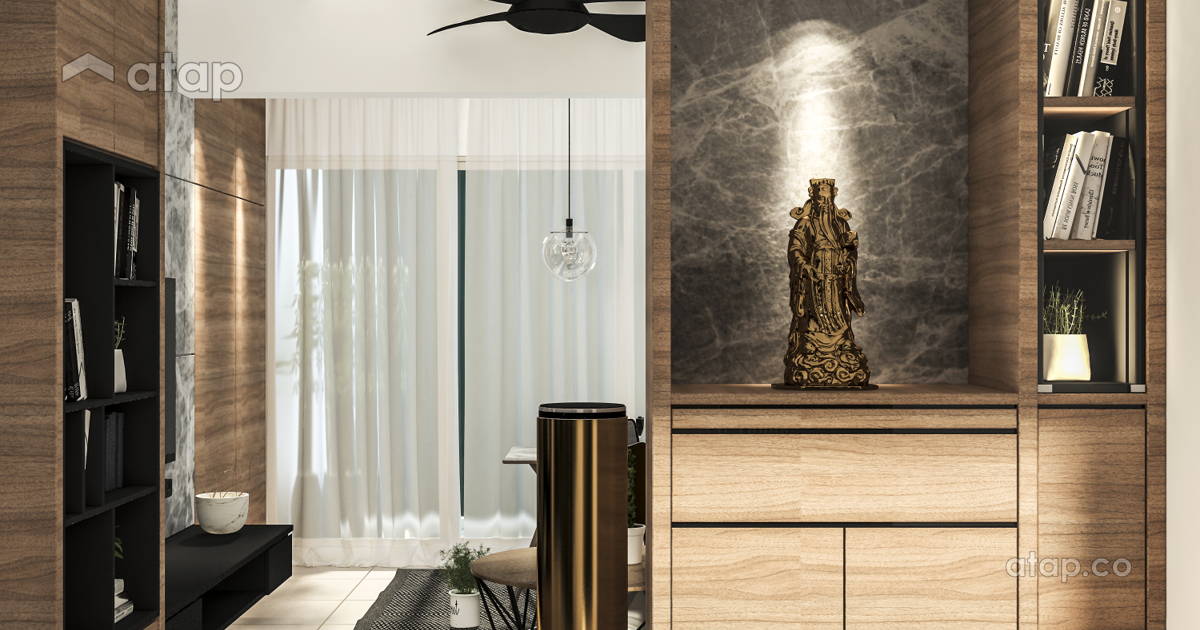 Modern Foyer condominium design ideas & photos Malaysia | Atap.co