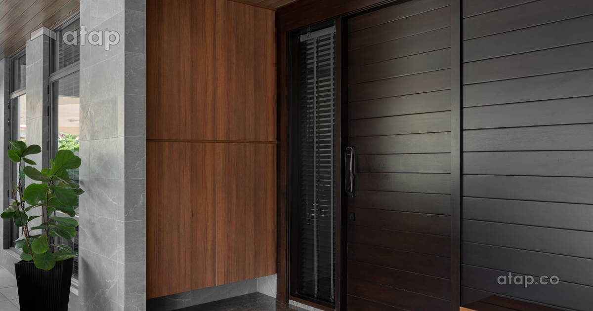 Minimalistic Modern Exterior semi-detached design ideas & photos ...