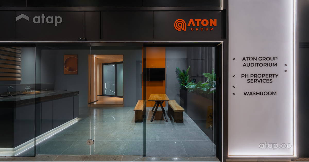 ATON Group Headquarter Office & Auditorium interior design renovation ...