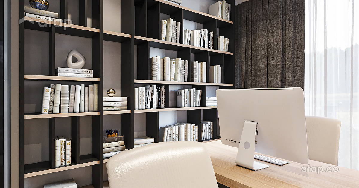 Minimalistic Modern Study Room condominium design ideas & photos ...
