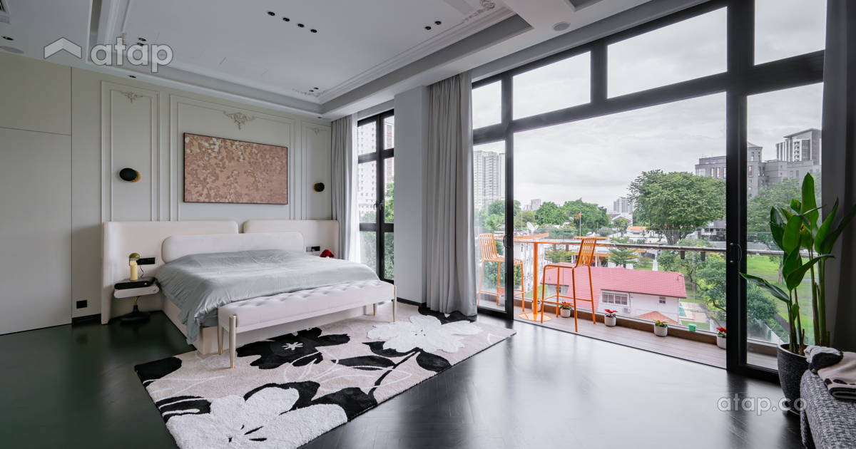 Classic Country Bedroom condominium @ French Medieval style 18 Madge | K&J Design Studio