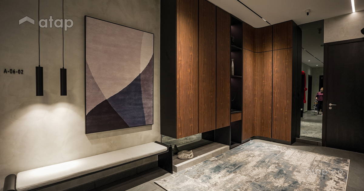 Contemporary Modern Foyer condominium design ideas & photos Malaysia ...