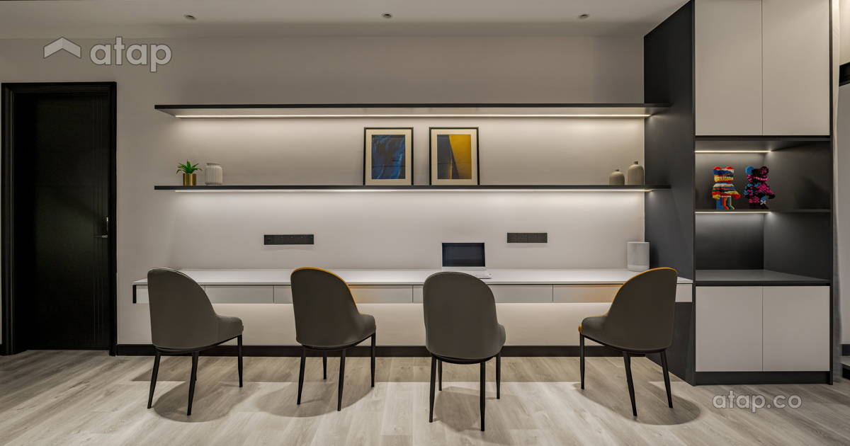 Contemporary Modern Study Room semi-detached design ideas & photos ...