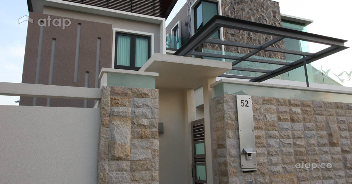 Contemporary Modern Exterior semi-detached design ideas & photos ...