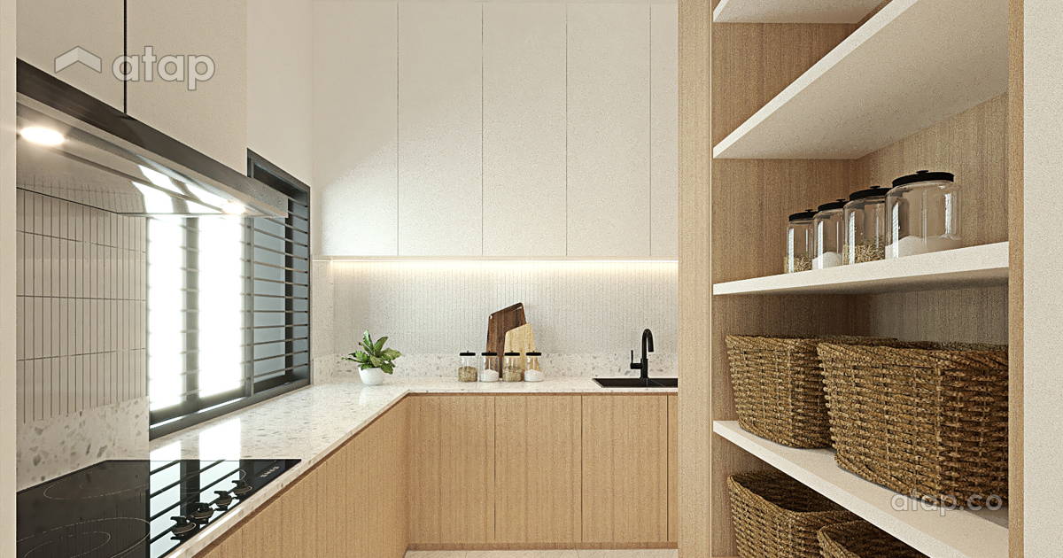 Malaysia White Kitchen architectural & interior design ideas in Perlis ...