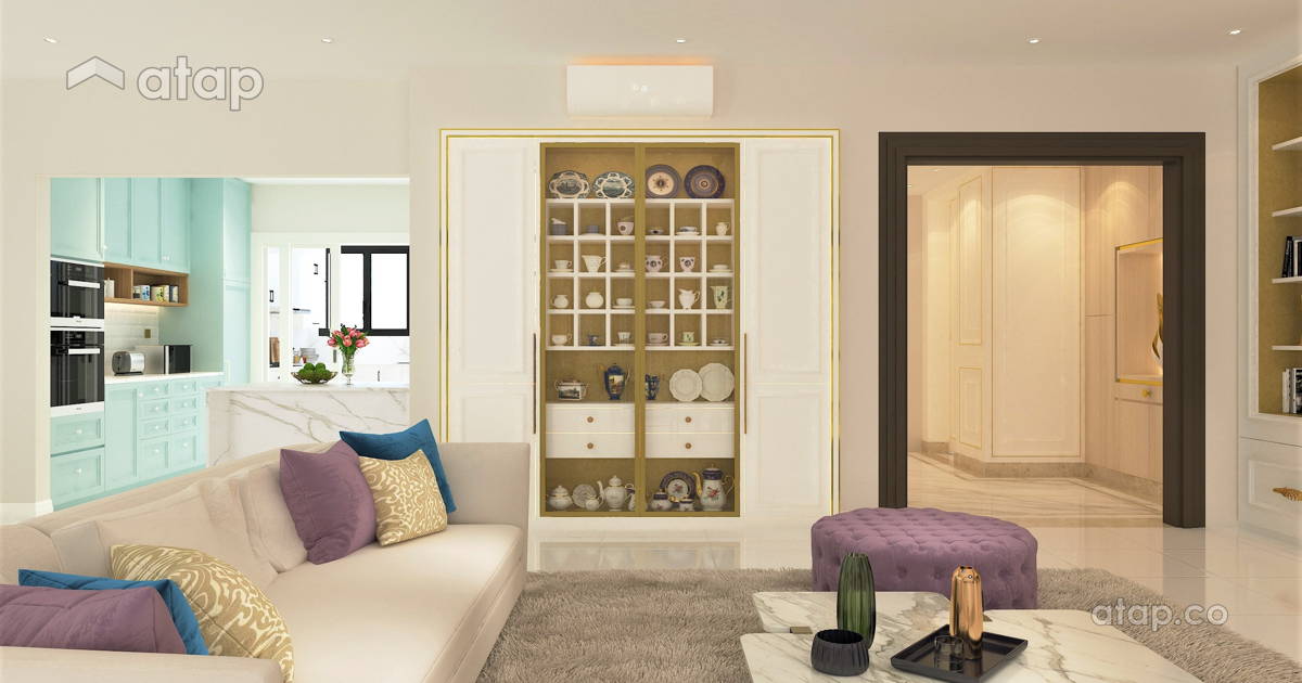 Classic Kitchen Living Room condominium design ideas & photos Malaysia ...