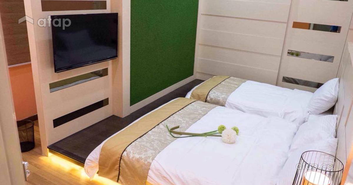 Asian Country Bedroom condominium design ideas & photos Malaysia | Atap.co