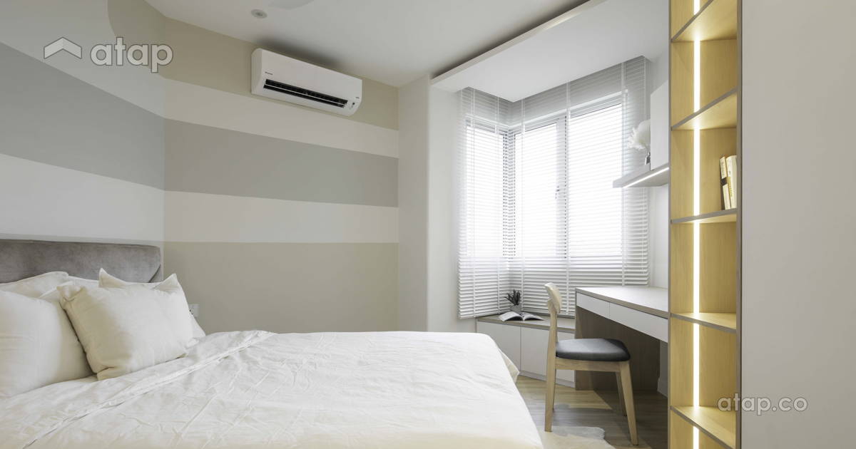 Scandinavian Zen Bedroom condominium design ideas & photos Malaysia ...