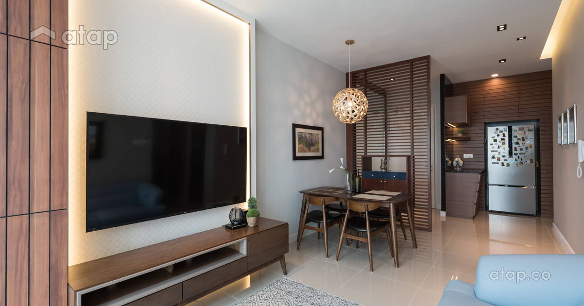 Asian Country Living Room condominium design ideas & photos Malaysia ...