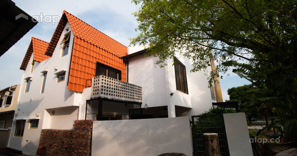 Asian Rustic Exterior terrace design ideas & photos Malaysia | Atap.co