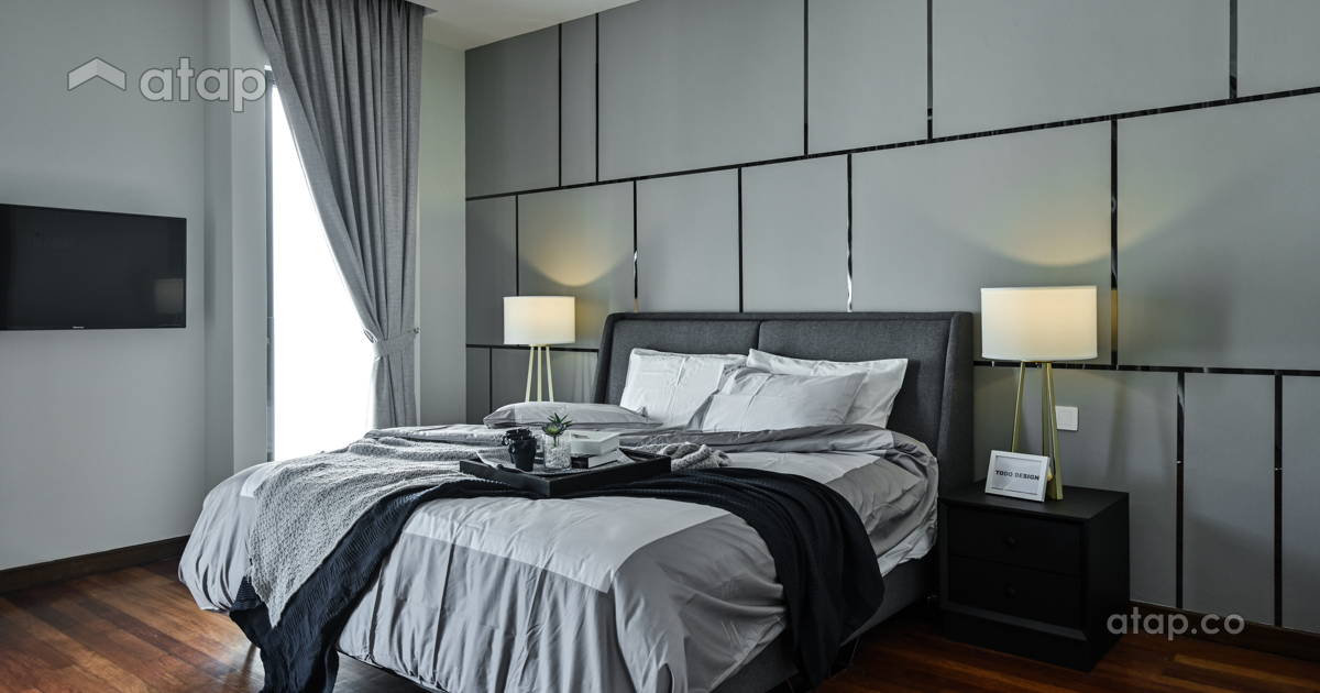 Modern Bedroom bungalow design ideas & photos Malaysia | Atap.co