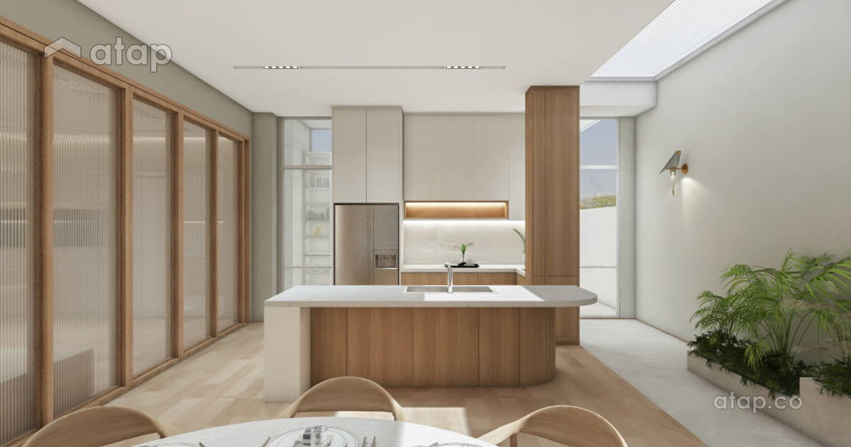 Modern Zen Kitchen semi-detached design ideas & photos Malaysia | Atap.co