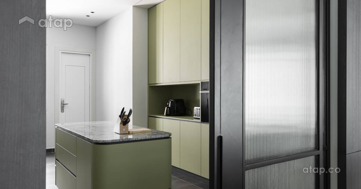 Contemporary Minimalistic Kitchen semi-detached design ideas & photos ...