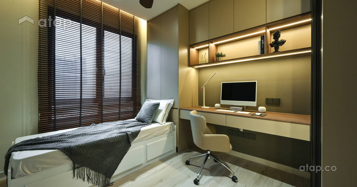 Contemporary Modern Study Room condominium design ideas & photos Malaysia | Atap.co