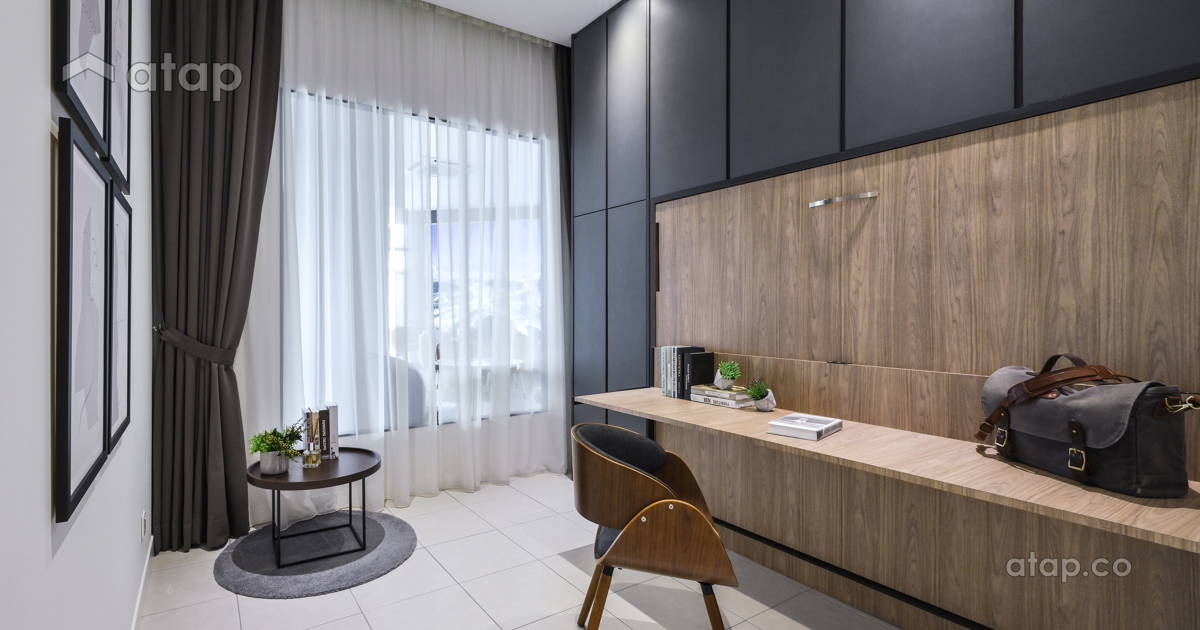 Contemporary Bedroom condominium design ideas & photos Malaysia | Atap.co