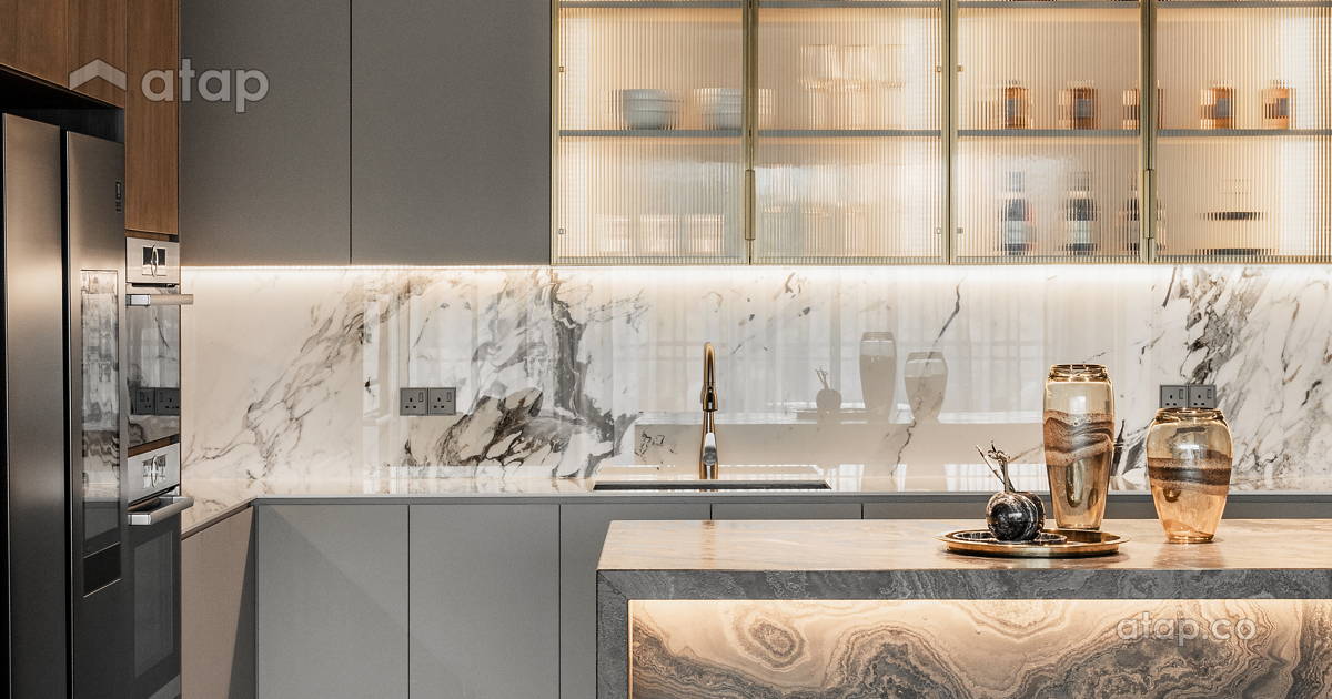 Classic Minimalistic Kitchen condominium design ideas & photos Malaysia ...