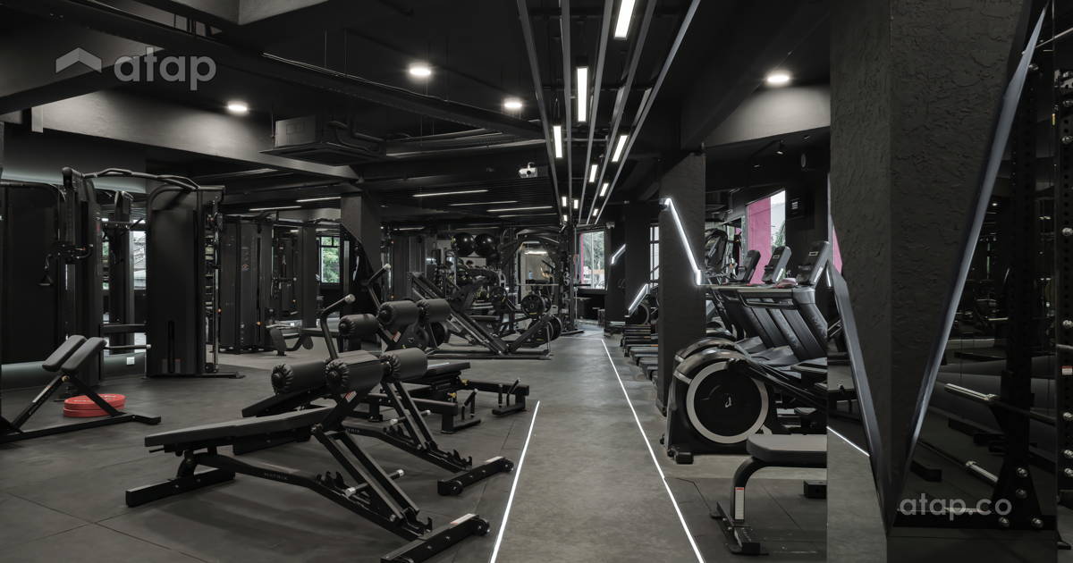 THE ONE FITNESS GYM @ KEPONG interior design renovation ideas, photos ...