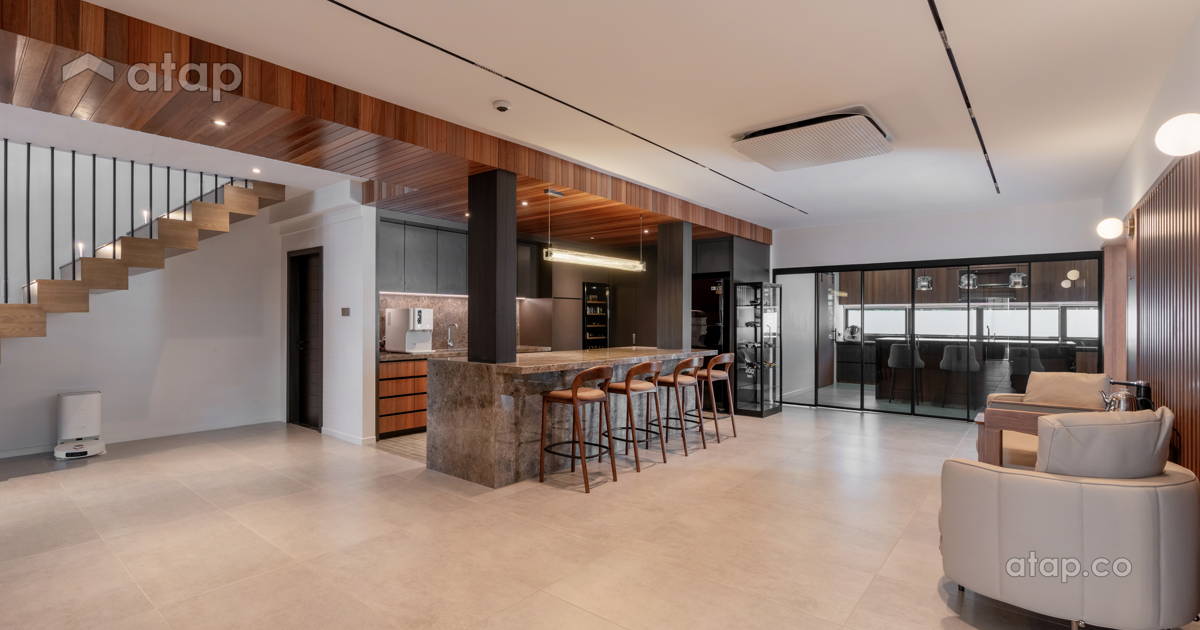 Minimalistic Modern Kitchen semi-detached design ideas & photos ...