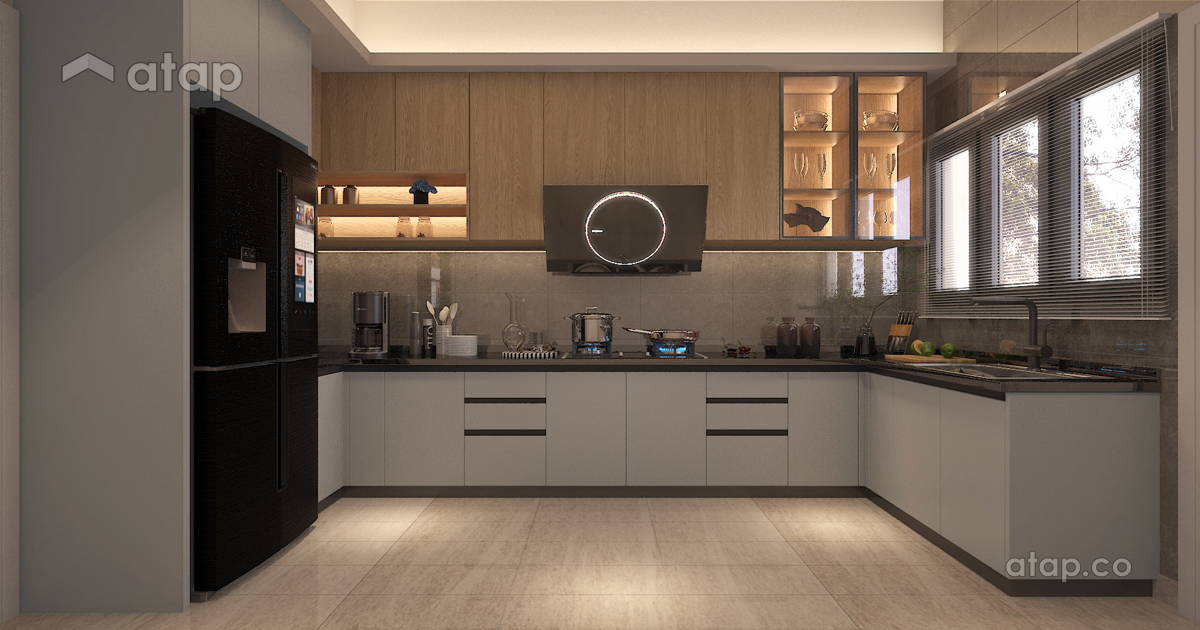 Contemporary Minimalistic Kitchen terrace design ideas & photos ...