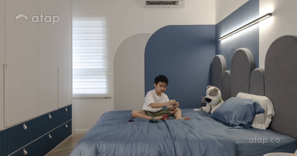 Classic Modern Bedroom condominium design ideas & photos Malaysia | Atap.co