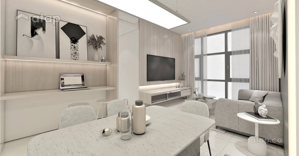 Minimalistic Modern Living Room condominium design ideas & photos ...