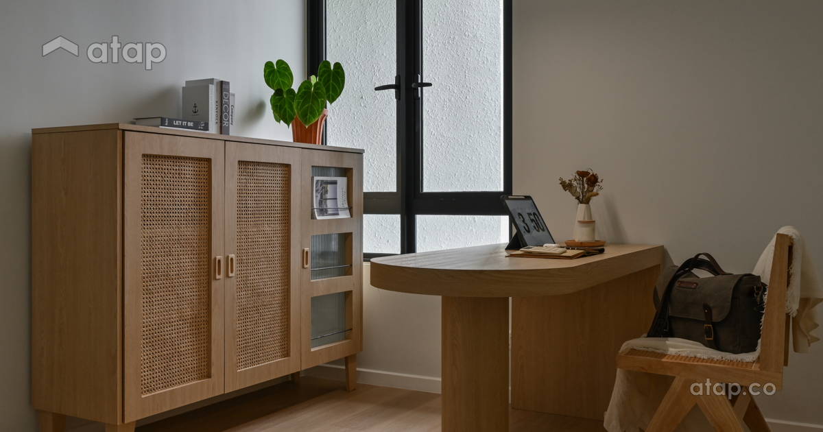 Zen Study Room condominium design ideas & photos Malaysia | Atap.co