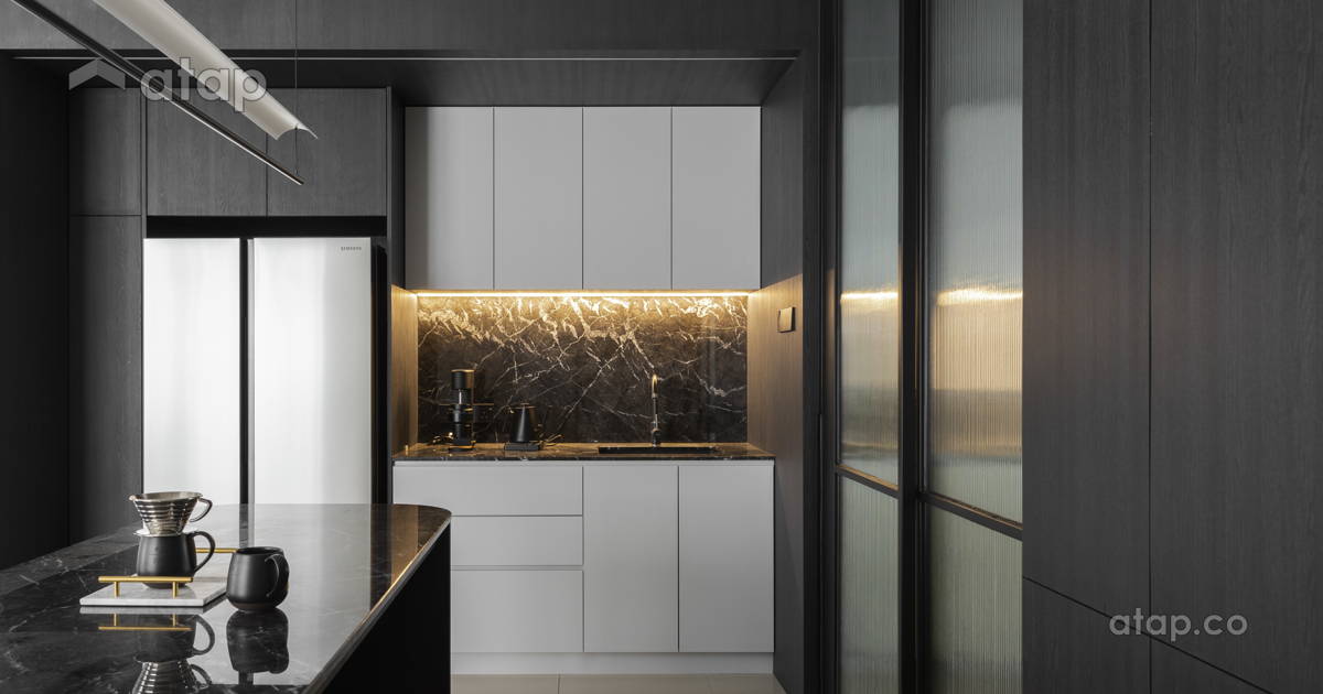 Contemporary Modern Kitchen semi-detached design ideas & photos ...