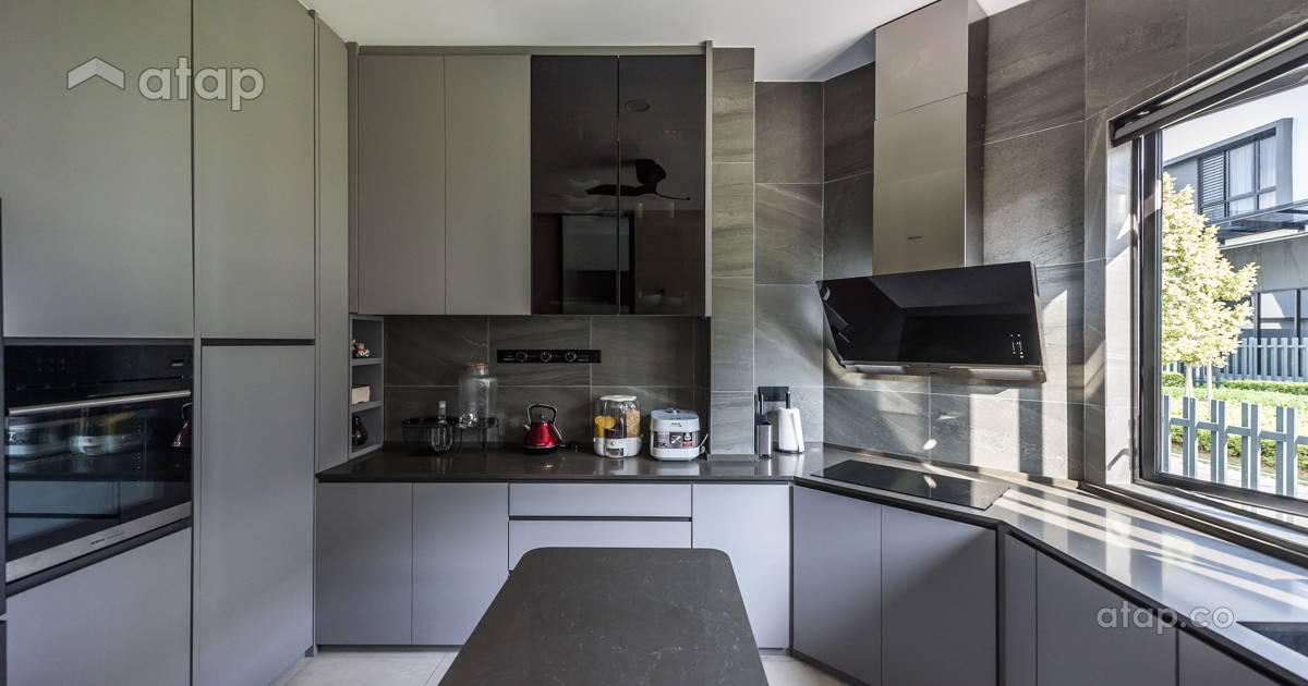 Modern Kitchen semi-detached design ideas & photos Malaysia | Atap.co