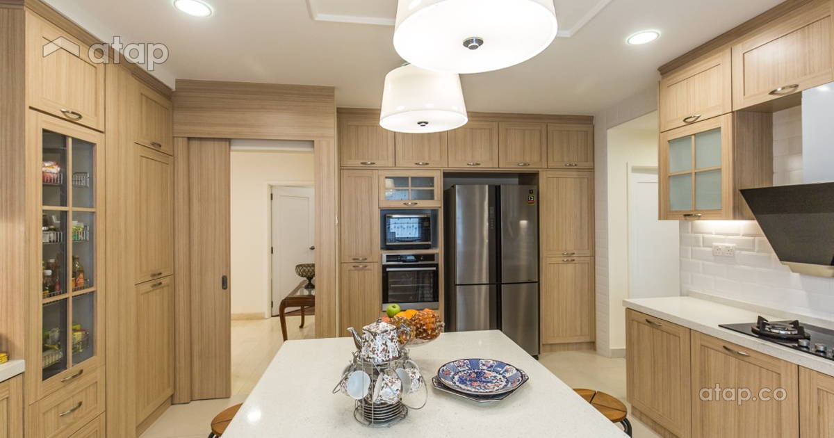 Classic Country Kitchen bungalow design ideas & photos Malaysia | Atap.co