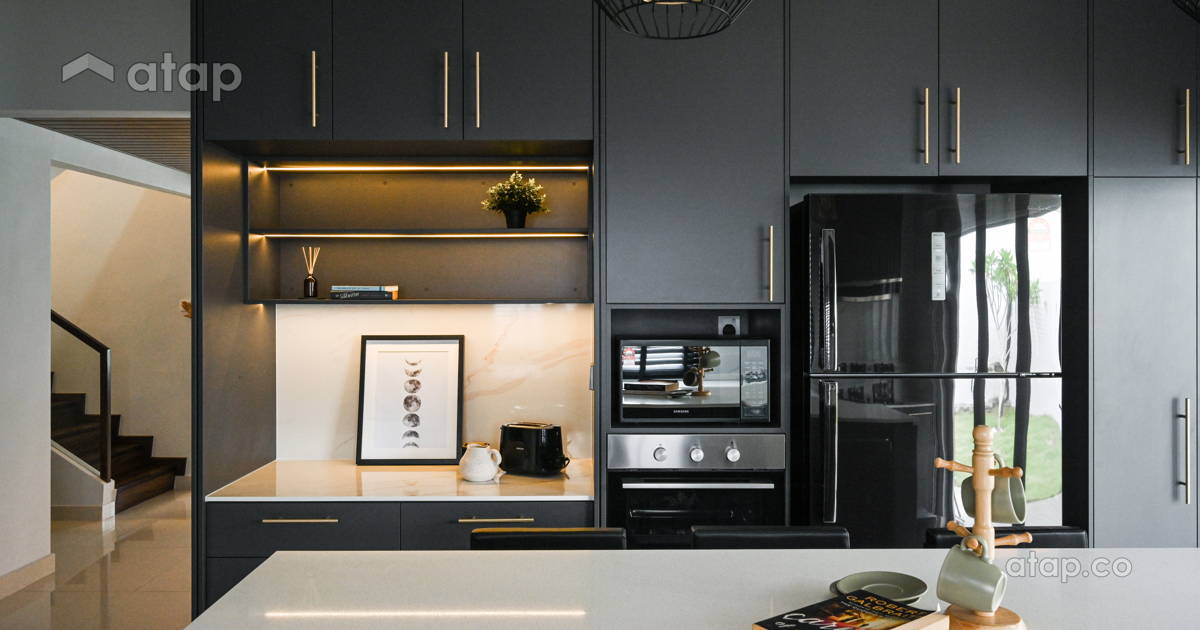 Contemporary Kitchen semi-detached design ideas & photos Malaysia | Atap.co
