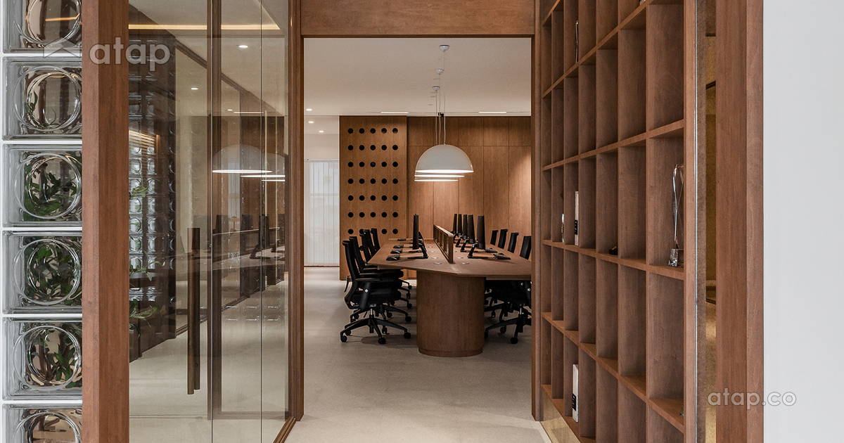 Modern Retro Office shophouse design ideas & photos Malaysia | Atap.co