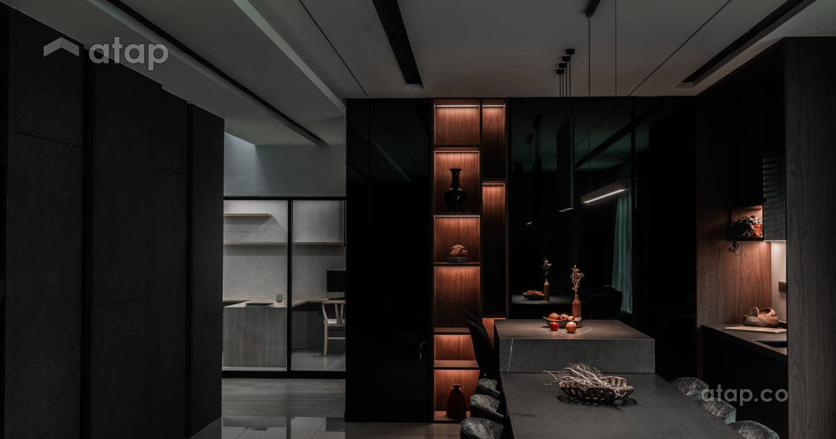 Contemporary Modern Dining Room semi-detached design ideas & photos ...
