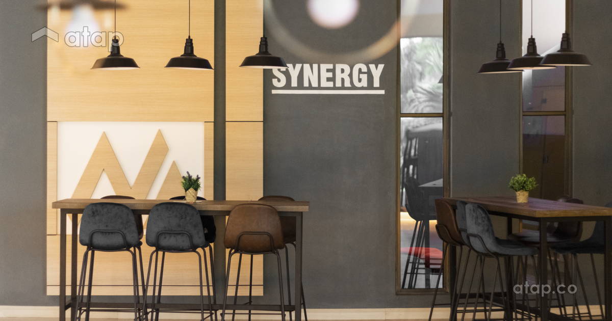 Industrial Office shophouse design ideas & photos Malaysia | Atap.co