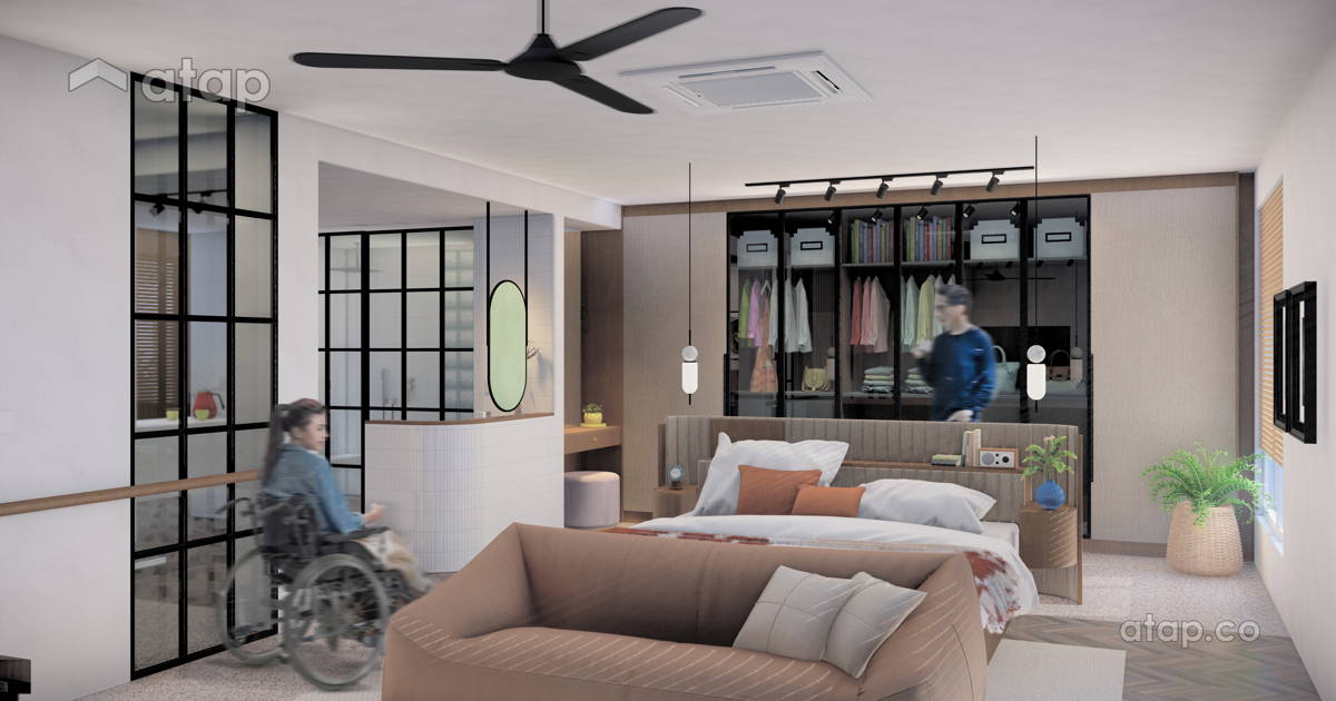 Accessible Bedroom for Independent Living architectural & interior ...