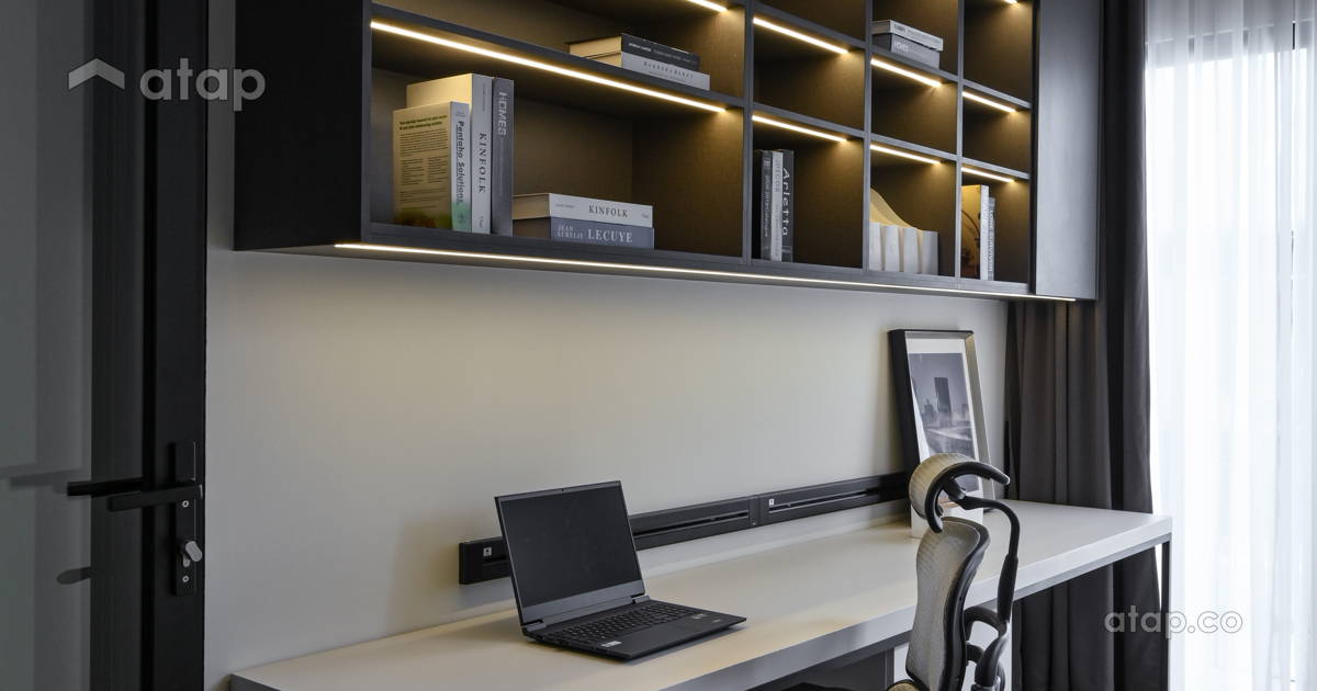Contemporary Modern Study Room semi-detached design ideas & photos ...